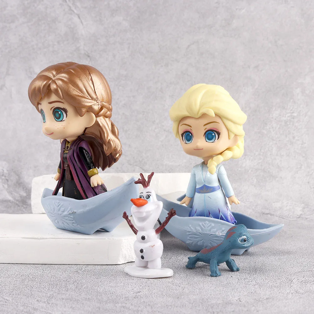 Lot de quatre figurines la reine des neiges style cartoon - Univers ...