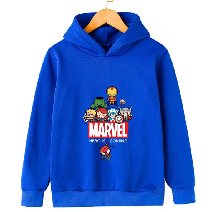 Pull marvel à capuche pour enfant - Univers Collection