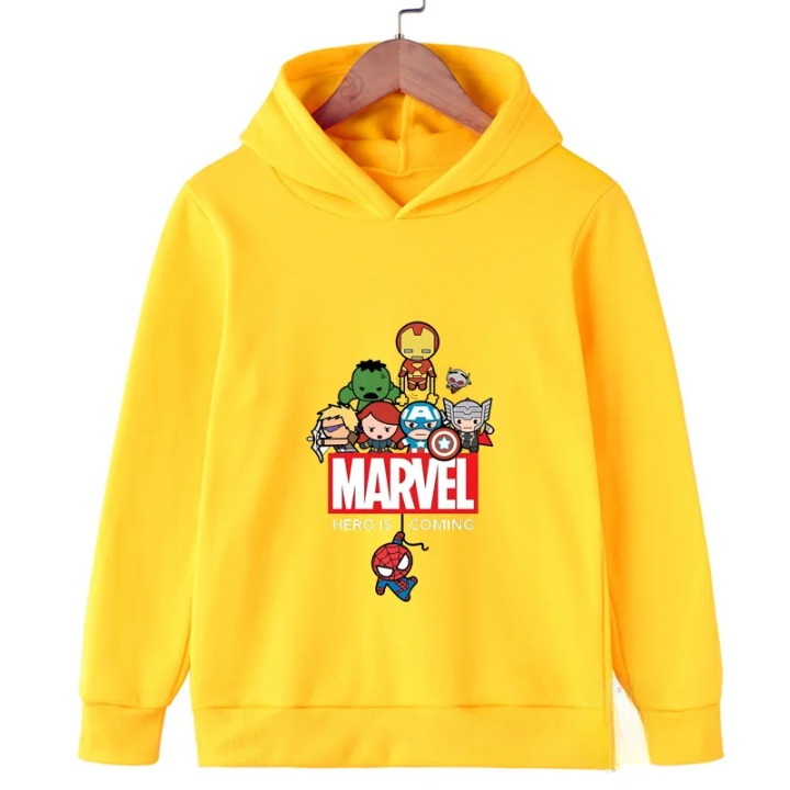Pull marvel à capuche pour enfant - Univers Collection