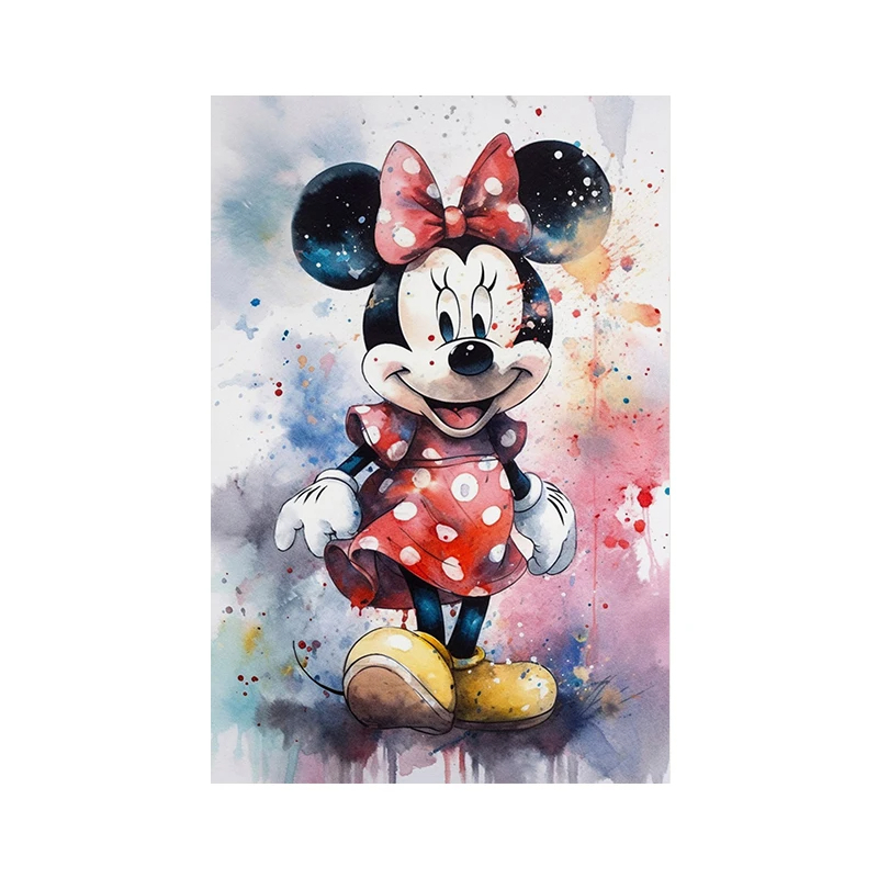 Tableau Disney de Minnie style graffiti - Univers Collection