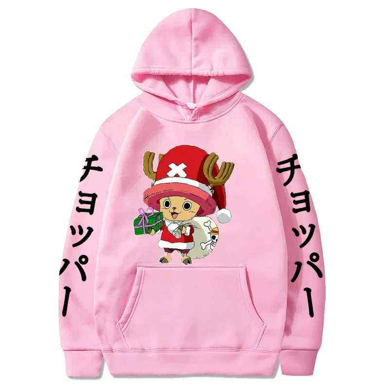 Pull one piece à capuche uni personnage Chopper - Univers Collection