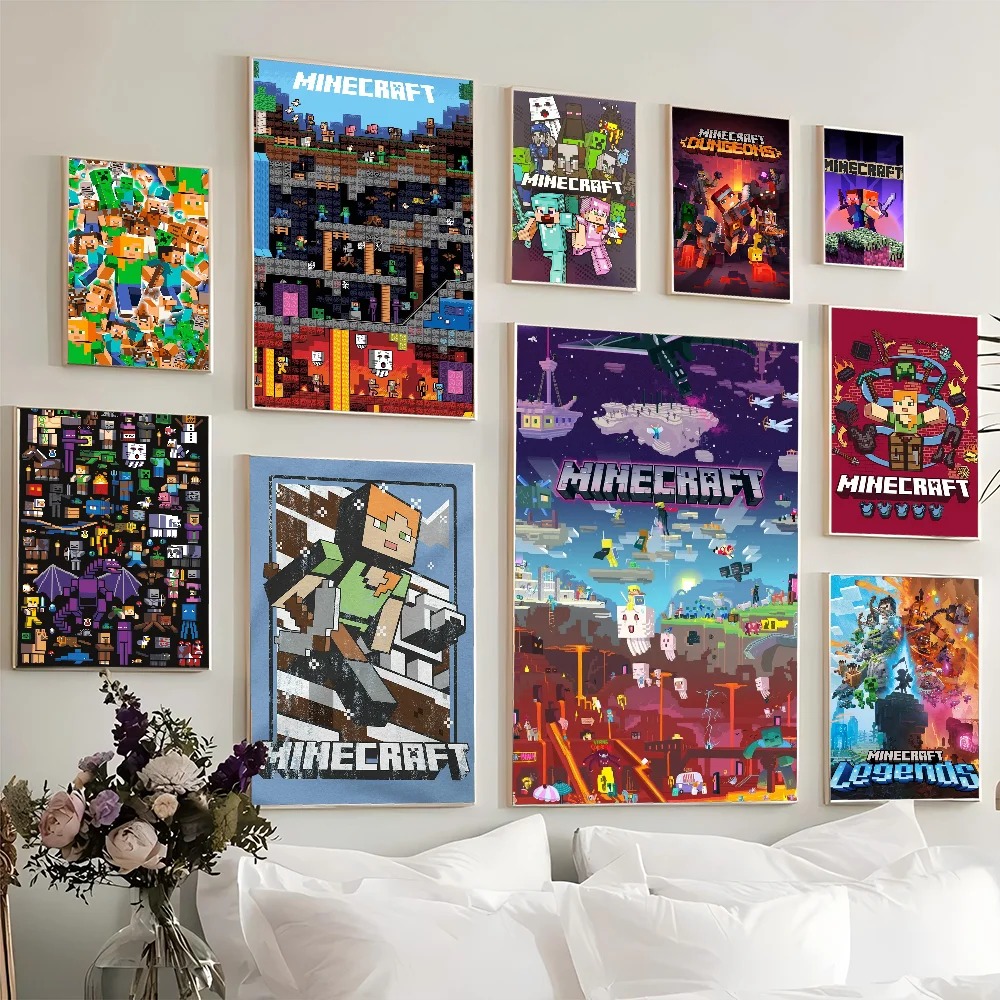 Tableau Minecraft pour Enfant - Univers Collection
