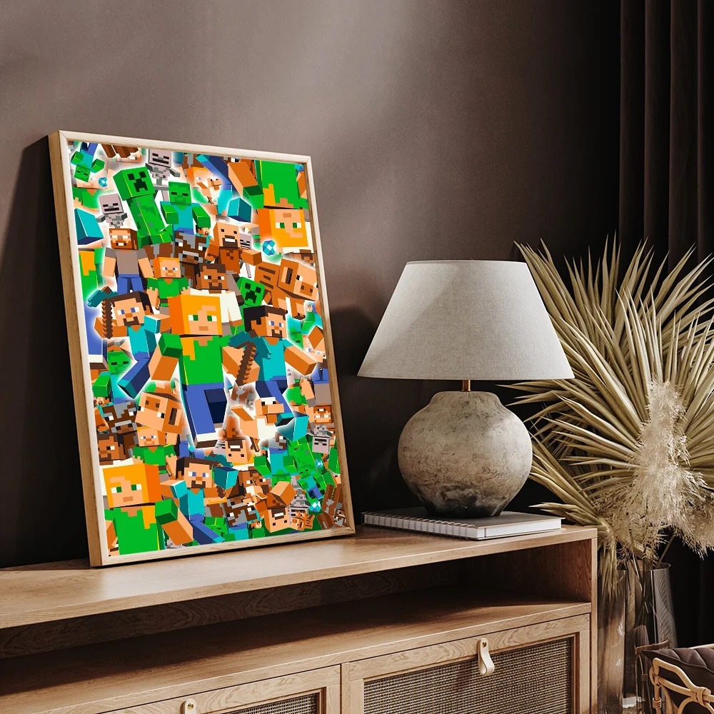 Tableau Bonhomme Minecraft - Univers Collection