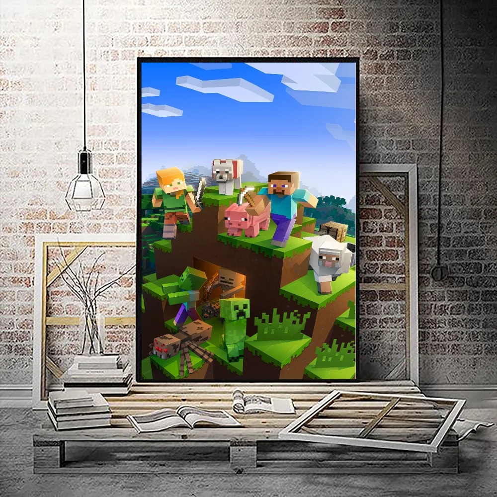 Tableau Champ Minecraft - Univers Collection