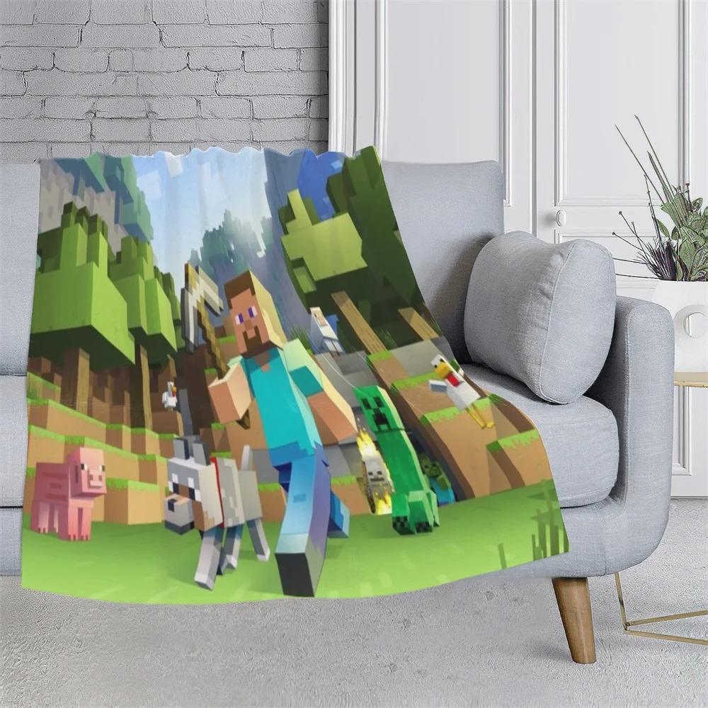 Plaid Minecraft pour Enfant - Univers Collection