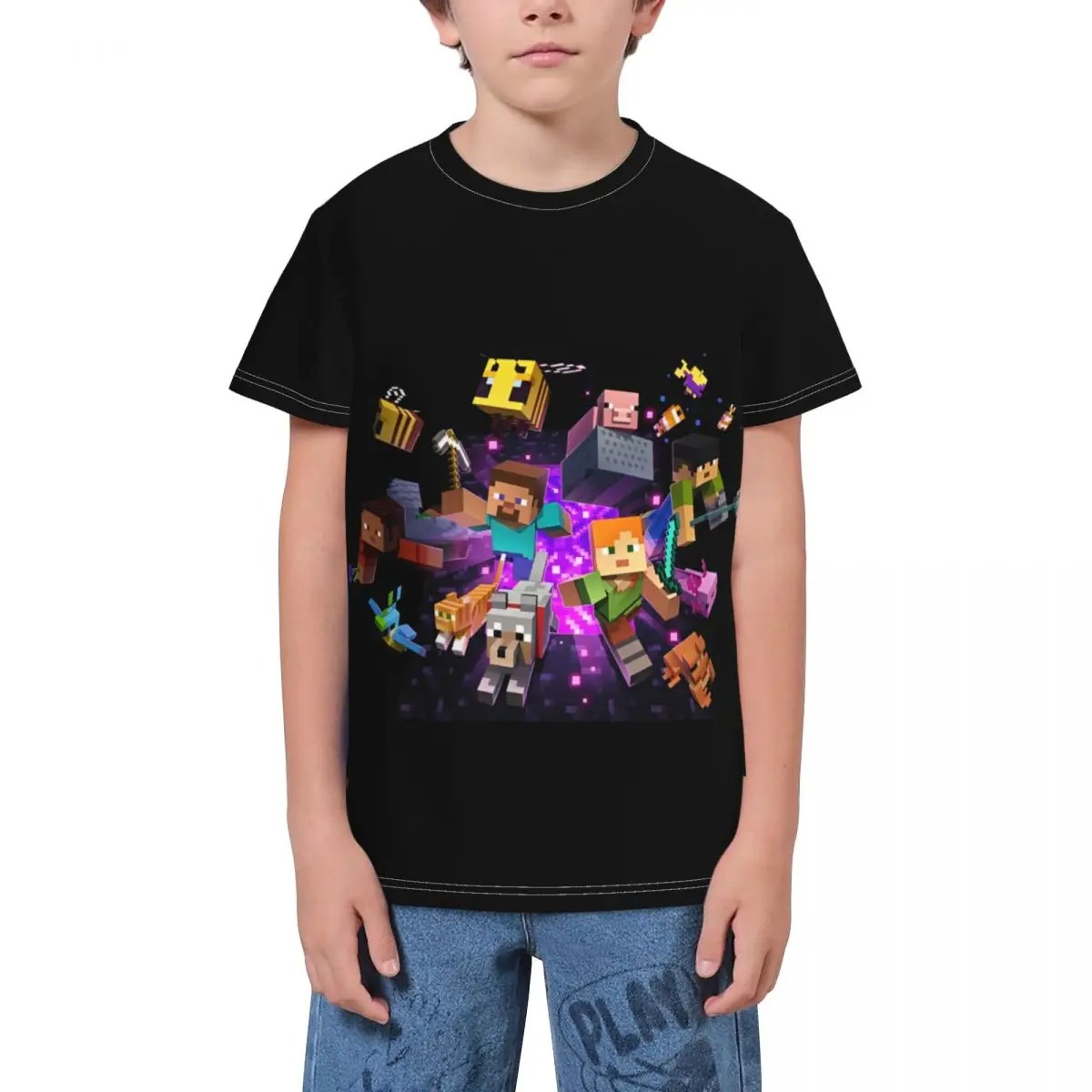 T-shirt Minecraft Geek - Univers Collection