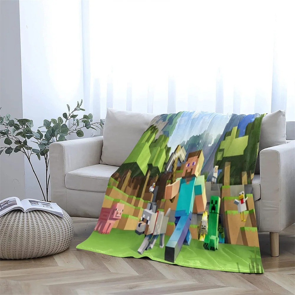 Plaid Minecraft pour Enfant - Univers Collection