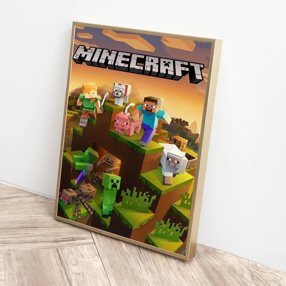 Tableau Pixelisé Minecraft - Univers Collection